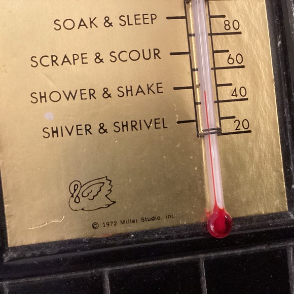 Miller studio inc | Accents | Vintage7s Chalkware Bathometer With A ...